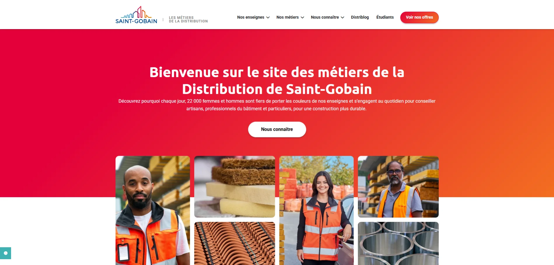 Les métiers de la Distribution de Saint-Gobain